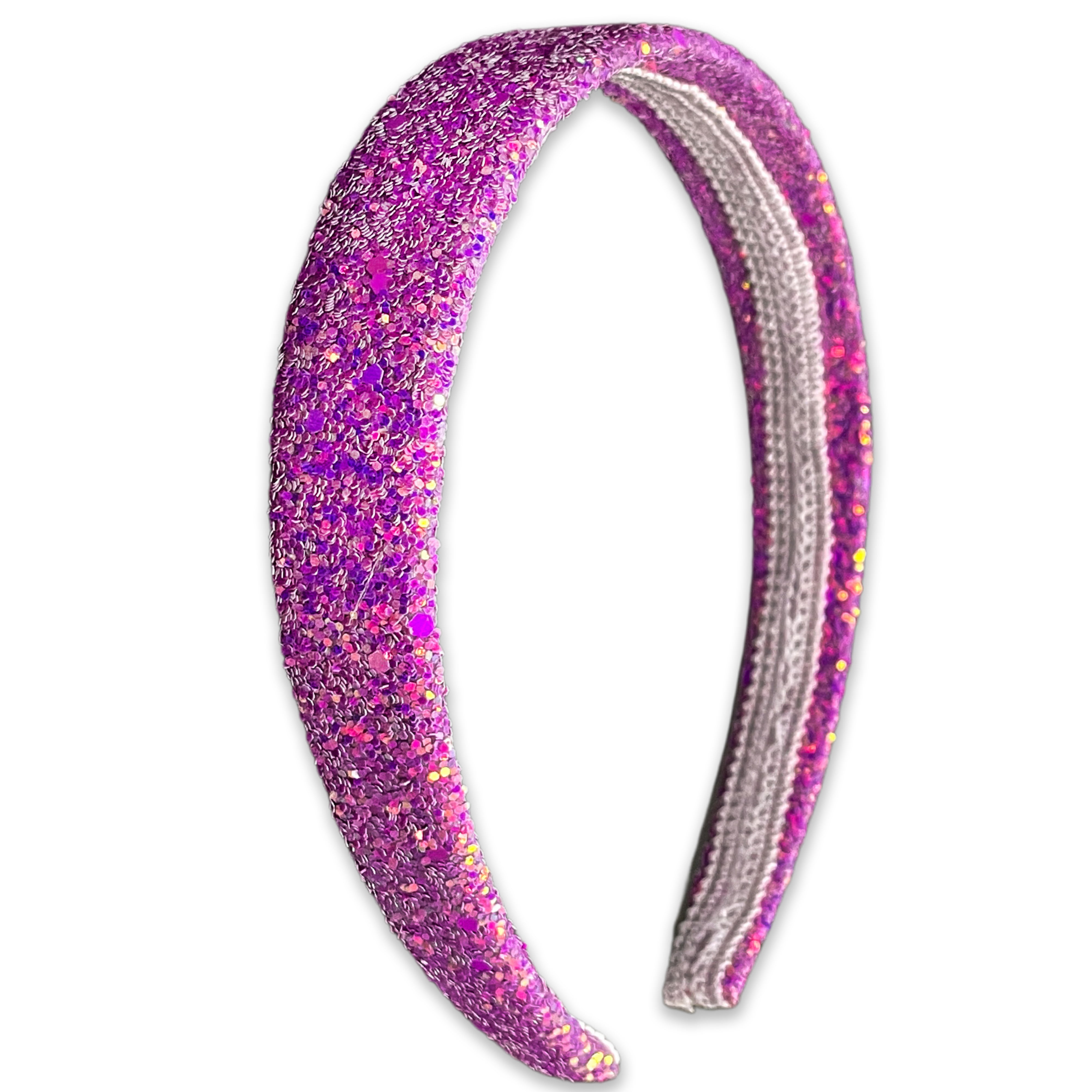 FROG SAC Glitter Headbands for Girls, Purple Headband for Little Girl ...