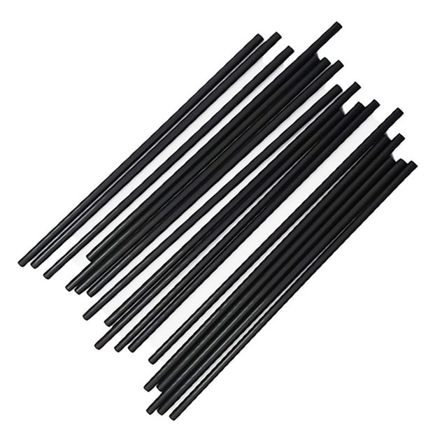 Coffee Stirrer,500Pcs 5 Inch Coffee Stirrers Sip Straw Plastic Black ...
