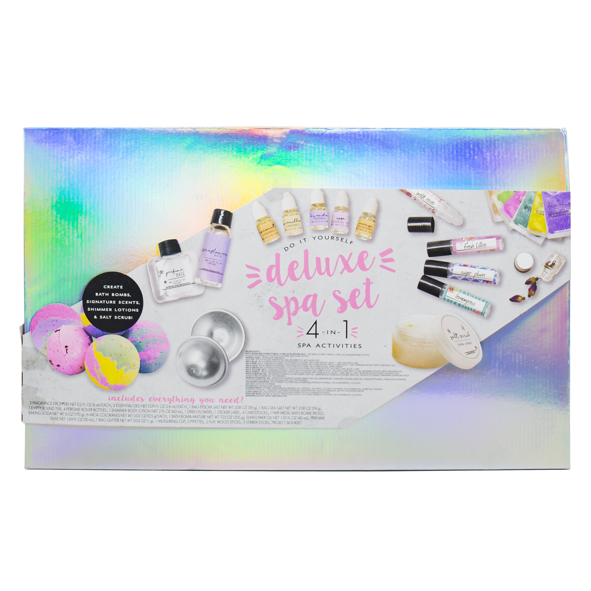 D I Y Deluxe Spa Set 1 Each Walmart D I Y Deluxe Spa Set 1 Each Walmart