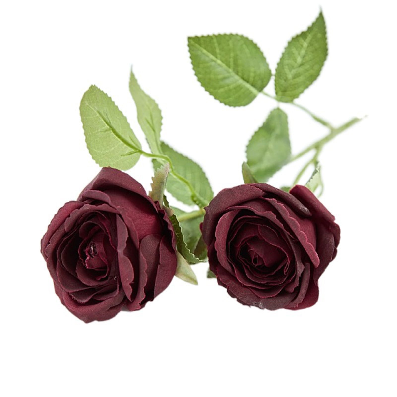 Artificial Rose Flower Realistic Silk Roses with Stem Bouquet of ...