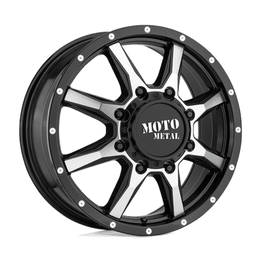 Moto Metal Cast Aluminum Rim MO995 20X8.25 8X6.5 S-BLK MILL 127MM ...