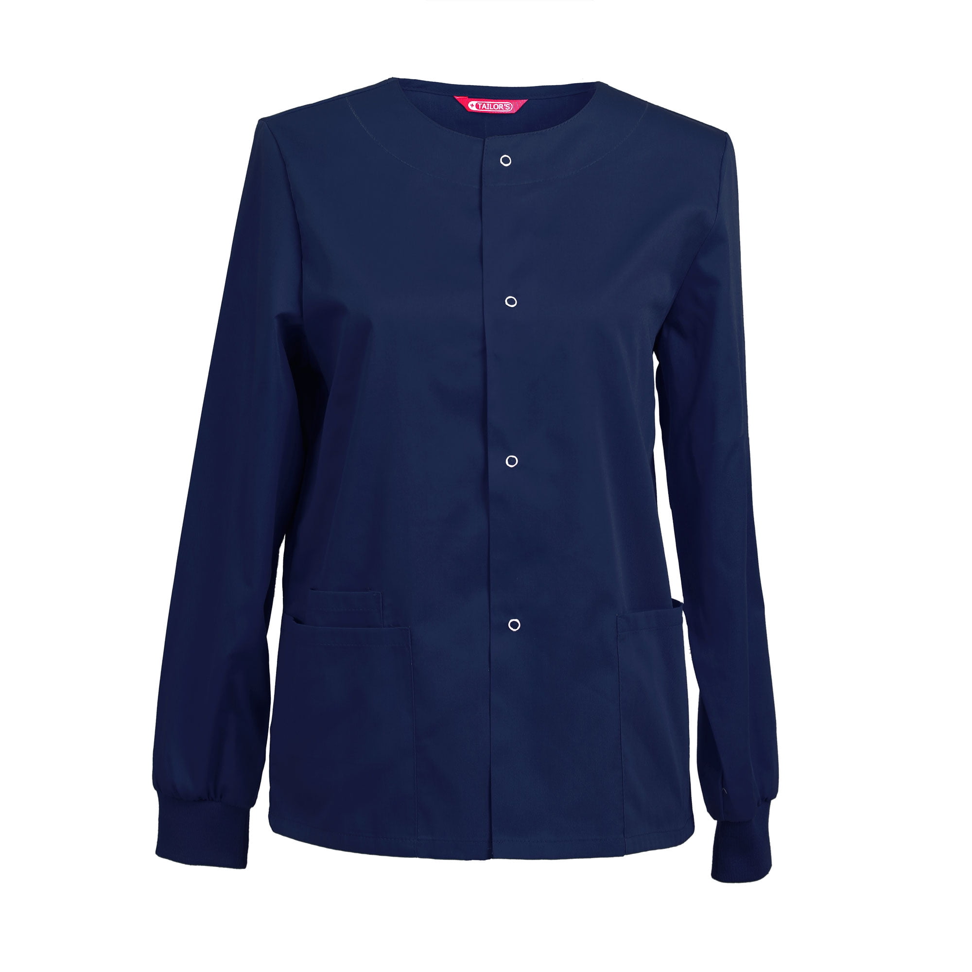 Click here for Tailors Womens Scrub Jacket Workwear Snap Front Wa... prices