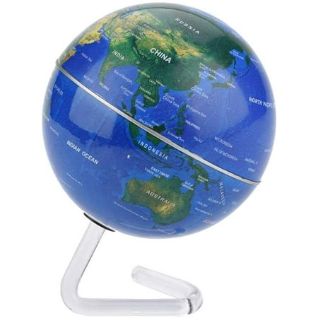 Desktop Rotating Magnetic World Globe Earth Globe with Stand for Kids ...