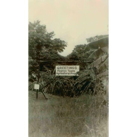 Sign At The Entrance Of People'S Temple Agricultural Project. Jonestown ...