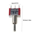 Mini Toggle Switch SPDT 3 Position 3 Pins ON/Off/ON Switch Replacement ...