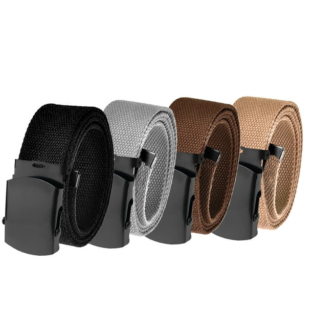 Men's Essentials Adjustable Belt Pack High Strength Canvas Web Belt ...