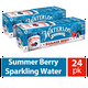 Waterloo Sparkling Water, Summer Berry, 12 fl oz, 24 Pack Cans ...