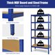 Costway 72'' Heavy Duty Steel 5 Level Garage Shelf Metal Storage ...