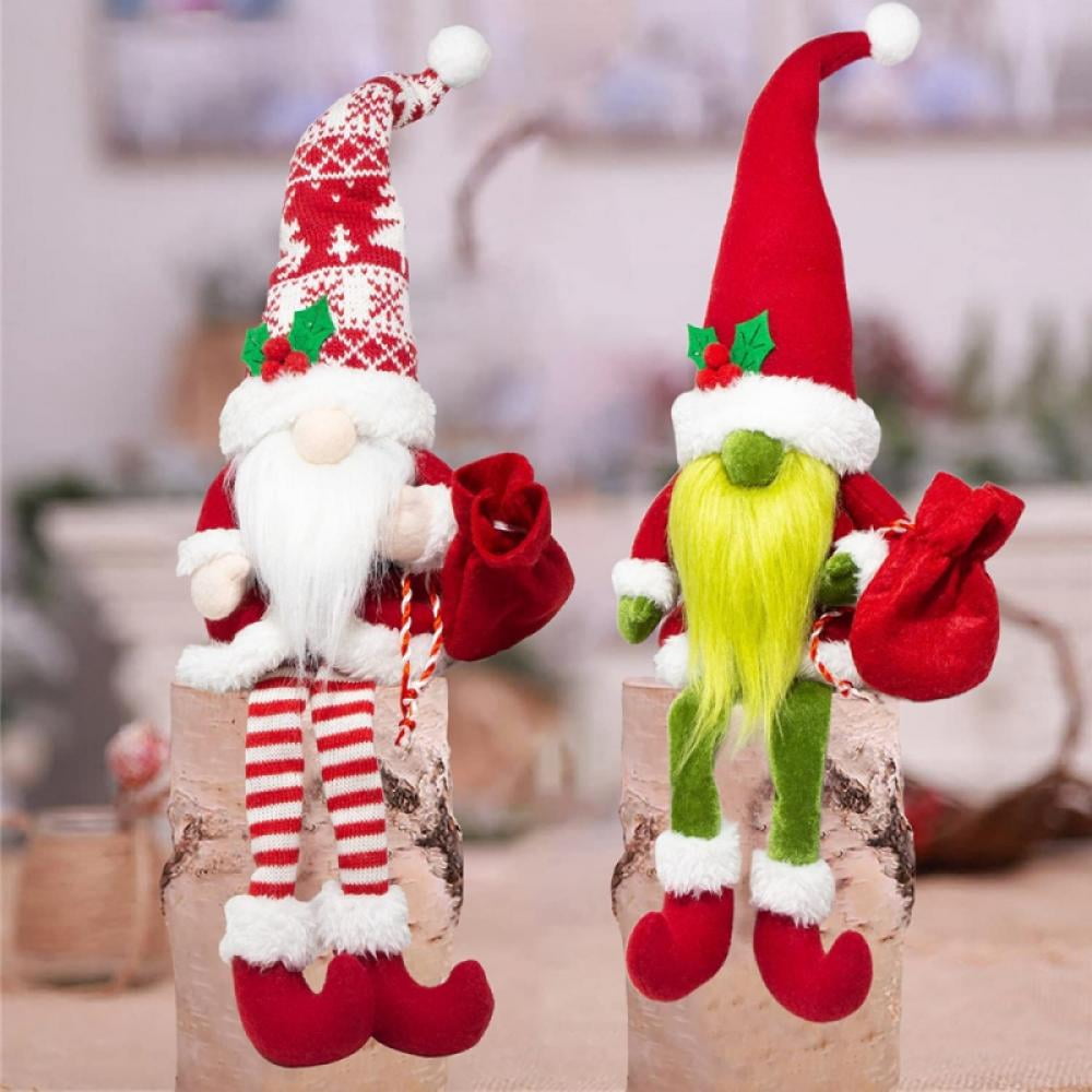 Buy Xmarks Christmas Gnomes Plush Christmas Decorations, Mr and Mrs ...