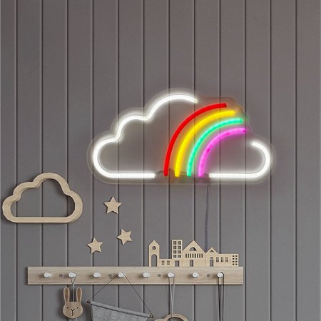 Loft Lyfe Paulette Rainbow Neon Sign USB Powered | Walmart Canada