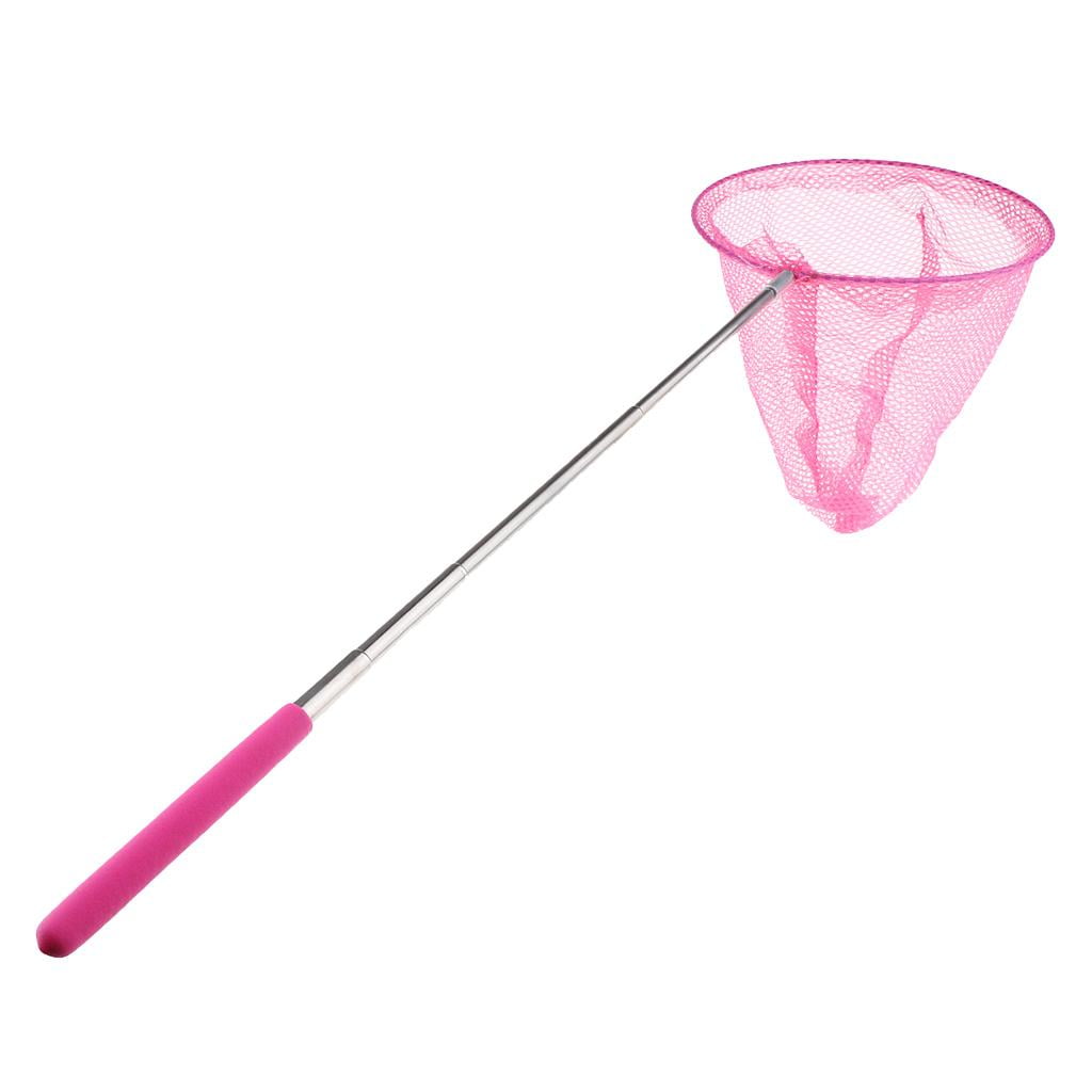 Kids Extendable Rod Butterfly Fish Catch Mesh - Pink, 20cm - Walmart.com