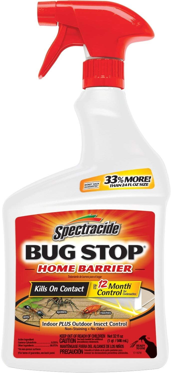 Spectracide Bug Stop Home Barrier, Ready-to-Use, 32-Ounce, 6-Pack ...