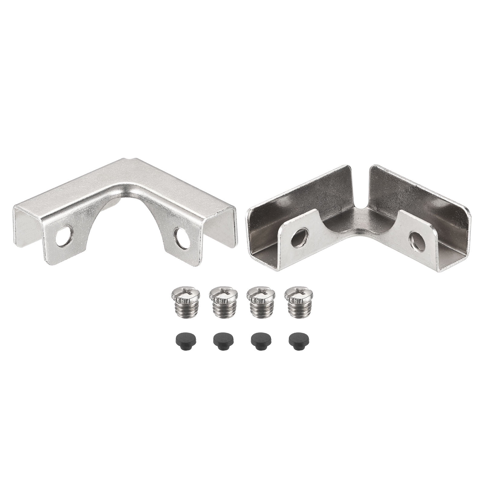 Glass Fixing Clip, 2 Pack for 8-12mm L-shaped Glass Combination Fixing ...