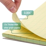 Mr. Pen 2x2 9"x12", Graph Paper, Yellow, 55 Sheets - Walmart.com
