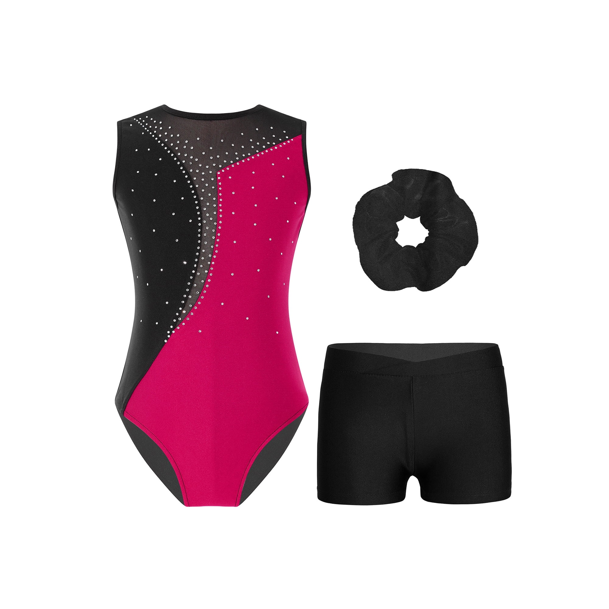 Click here for Tiaobug Kids Girls Sleeveless Shiny Gymnastics Leo... prices