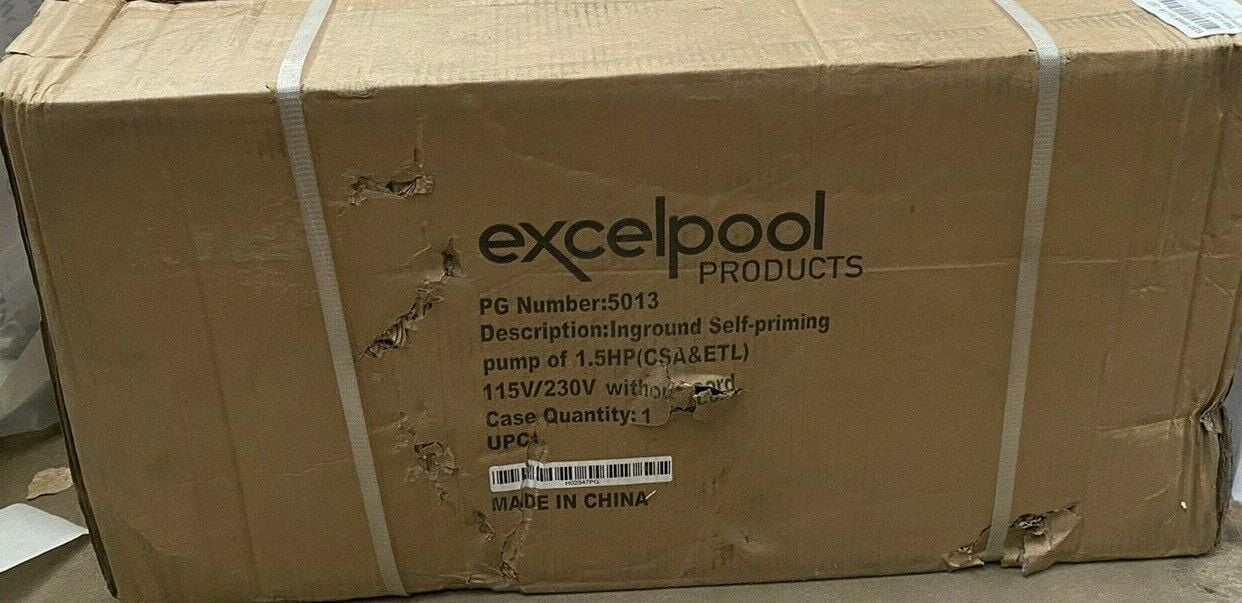 1.5 HP Excel Professional Grade In-Ground Swimming Pool Power Pump 115V ...