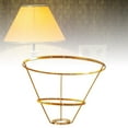 Iron Lamp Shade Frame , Desk Light Stand Holder DIY Practical Support ...