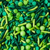 Great Value Green Sprinkle Mix 2.4 oz for Baking Decorating Color Deko ...