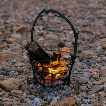 Camping Campfire Stove Folding Campfire Grill Camping Fire Pit Portable ...