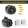 7 to 4 & 5 Pin Trailer Adapter, 2-in-1 Design - Walmart.com