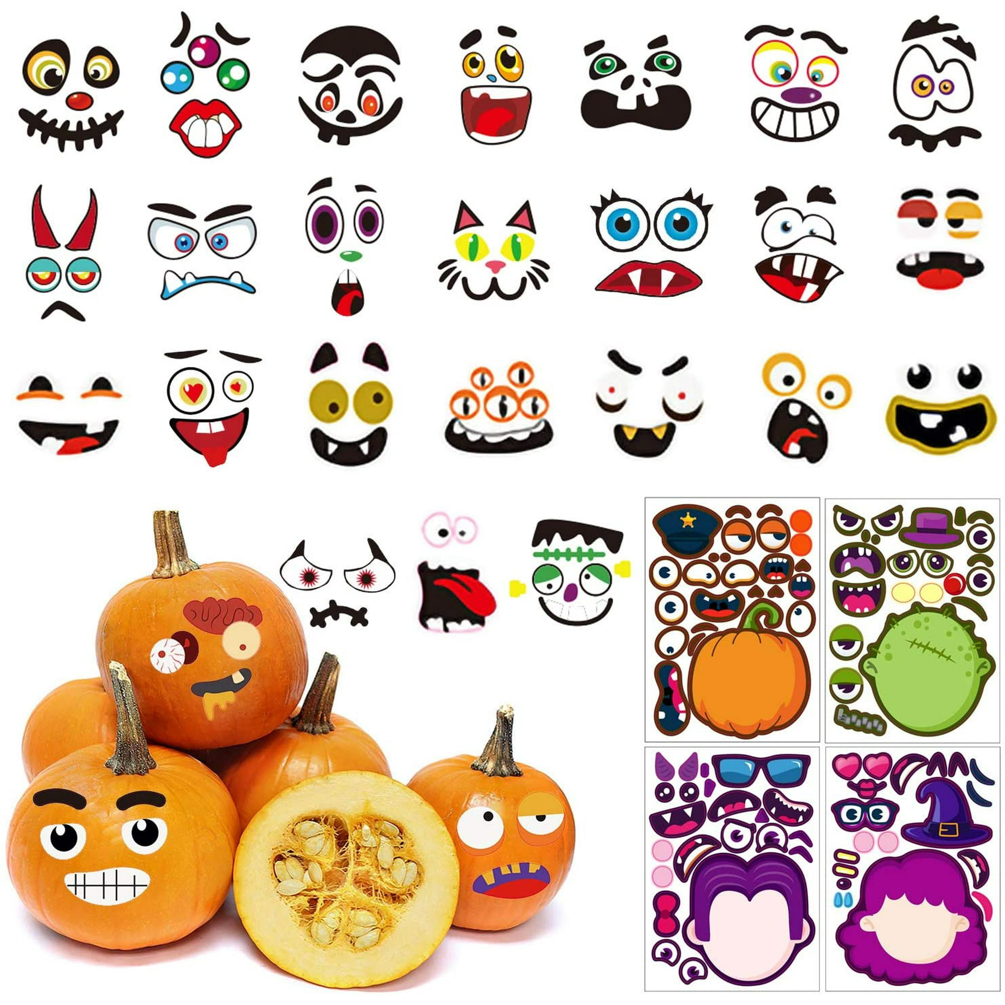 Click here for Geecy Halloween Pumpkin Sticker 32 Packs Pumpkin D... prices