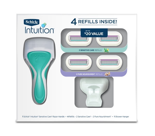 Schick Intuition Sensitive Care Razor Handle (1 Ct), Intuition ...