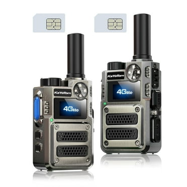 Onn. 23 mile Walkie Talkie 3 pack with Two Way Radios, LED Light, 22 ...