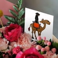3drose, Funny Cool Black Labrador Retriever Riding Camel Cartoon, 12 ...