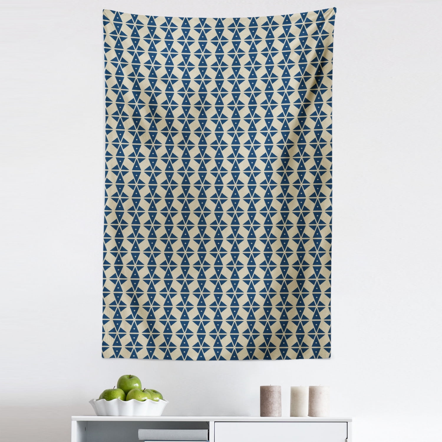 Abstract Tapestry, Three-Angle Shapes in Bi-color Polygonal ...