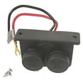 Ever Start Auto Auxiliary Dual 12 Volt Power Outlet Black for Vehicle ...