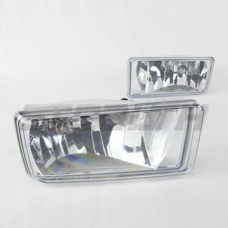 Fog Light For 07-15 Chevy Silverado Clear Lens, Pair - Walmart.com