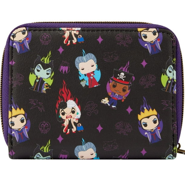 Funko Pop! Disney Villains Print Zip-Around Wallet - Walmart.com