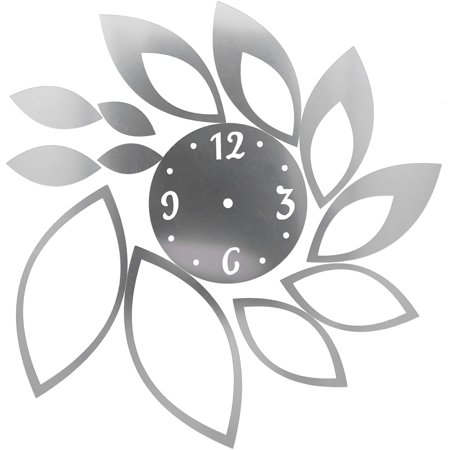 Dinohhi Wall Clock, DIY Mirror Wall Clock Stickers Modern Decor for ...