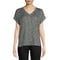 Time and Tru - Time and Tru Women's Short Sleeve Textured Top - Walmart ...