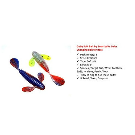 Smartbaits Goby Soft Bait Color Changing Bait for Bass | Walmart Canada