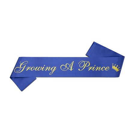 Growing A Prince Princess Sash It's A Boy It's A Girl Baby Shower ...