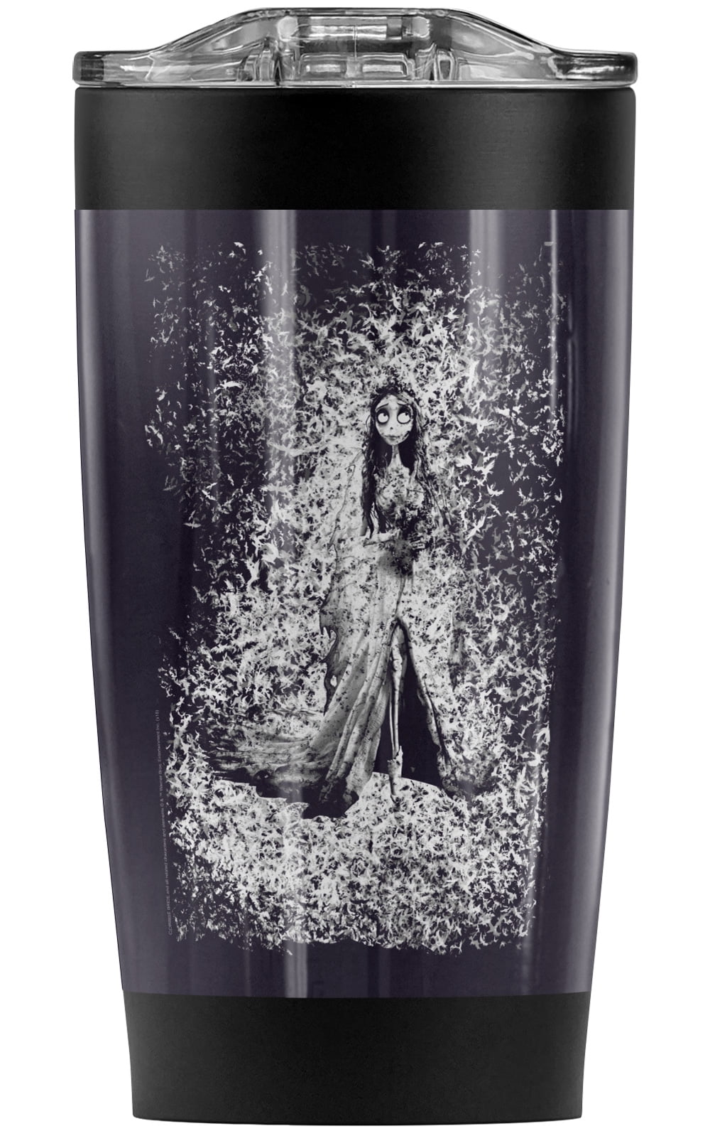 Corpse Bride Bird Dissolve Stainless Steel Tumbler 20 oz Coffee Travel ...