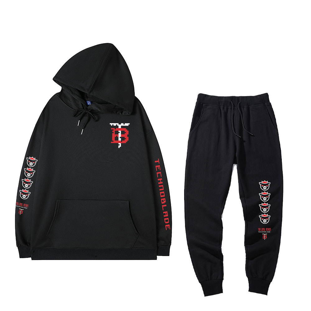 Technoblade Merch RIP Death 1999-2022 Good Game Hoodie Pants Suit ...