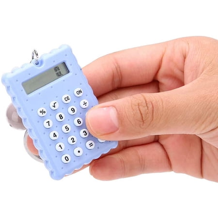 SHTUUYINGG 8 Digit Candy Color Mini Portable PVC Calculator with ...