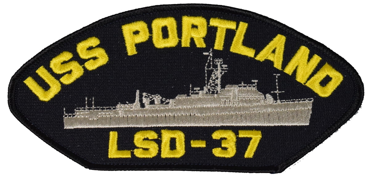 USS PORTLAND LSD-37 SHIP PATCH - GREAT COLOR - Veteran Owned Business ...