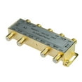 Monoprice 8-Way Coaxial Splitter, Gold Plated For Satellite/Cable TV ...