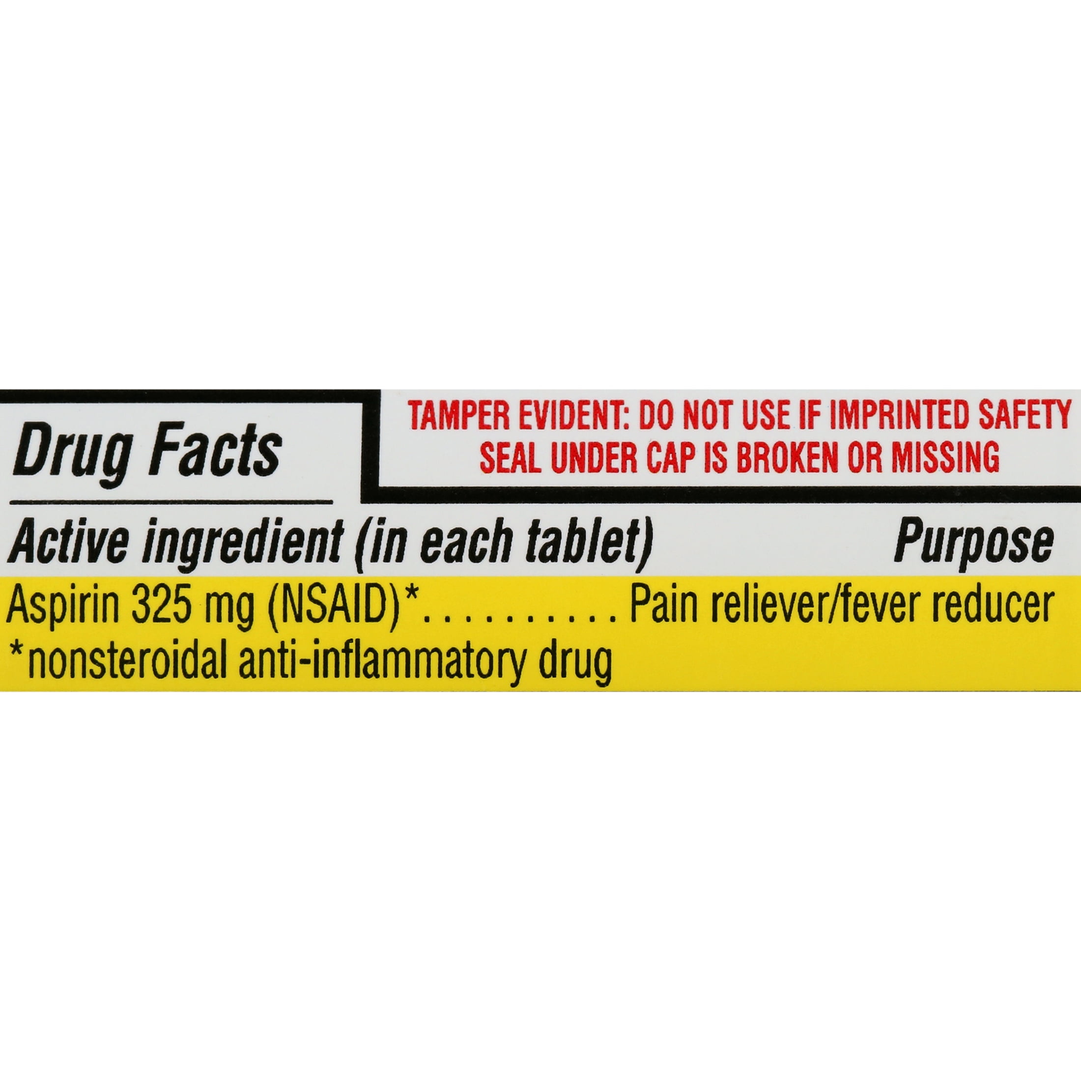 Uncoated Aspirin Tablets