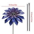 Metal Flower Garden Stakes,Waterproof Rust-Proof Decorative Stakes ...