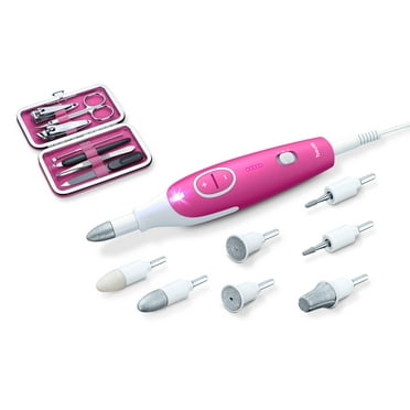 Beurer 10-piece Electric Nail Drill Kit, Manicure Tool for Toenails ...