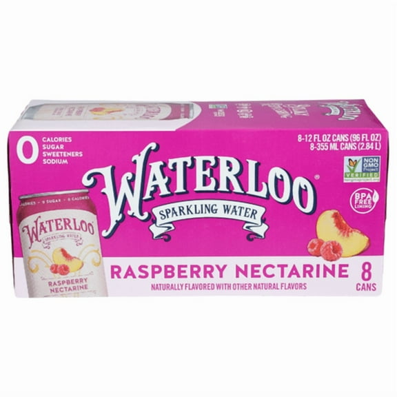 Waterloo Sparkling Water, Lemon Italian Ice, 12 fl oz, 8 pack cans ...