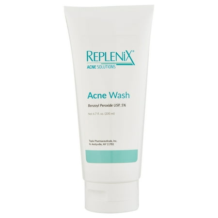 Replenix Acne Wash Benzoyle Peroxide USP 5% 6.7 oz / 200 ml | Walmart ...