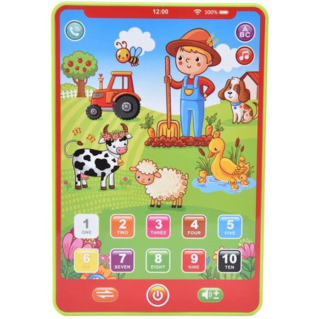Learning Tablet Toddler Educational Toy Learn Alphabet Sounds Farm ...