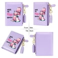Casual Women Short Wallet Abstract Print Wallet Purse Practical PU ...