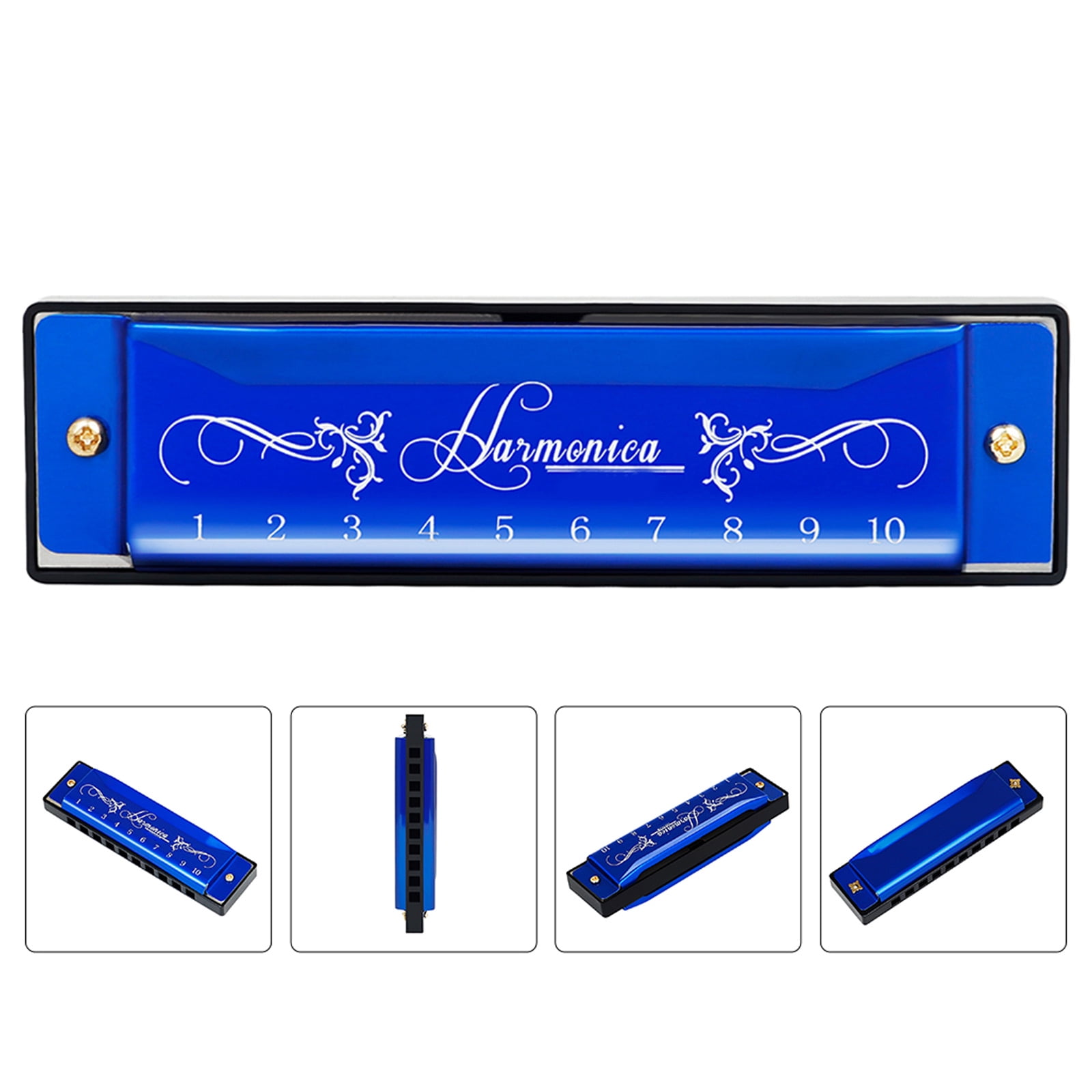 Click here for Ohoiolla Blue Metal Harmonica In Key Of C With 10... prices