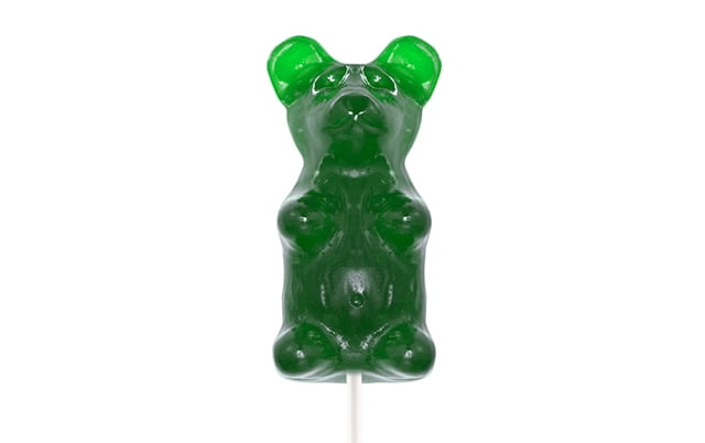 Giant Gummy Bear on a Stick - Sour Green Apple: 1 Count - Walmart.com